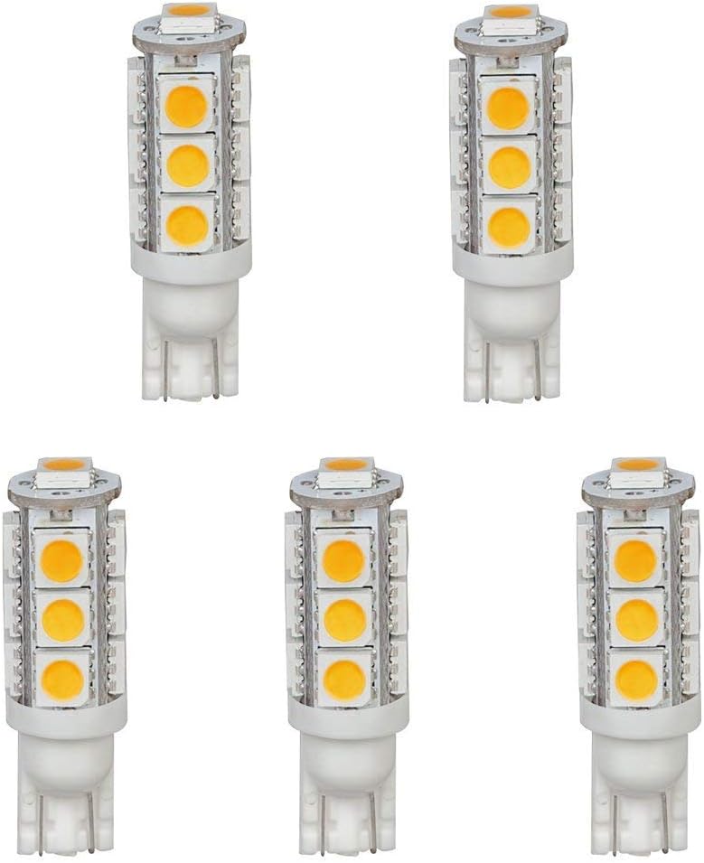 HERO-LED T10WG13T-WW 12V DC T10 Wedge 194 921 168 Ultra Bright 13-LED ...