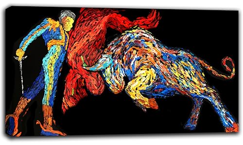 Amazon.com: Matador Bullfighter print printed Canvas Oil Painting ...