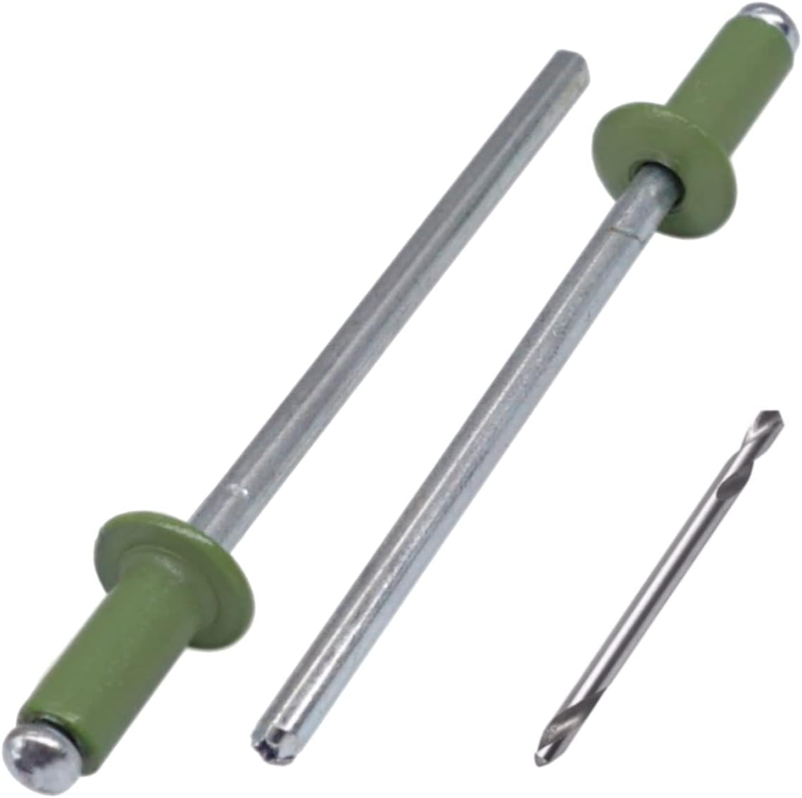 SKIR'CO (100 pcs) Painted Blind Rivets 3.2 x 8 mm, Aluminium Pop Rivets ...