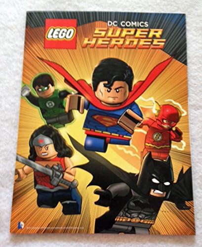 LEGO DC Comics Super Heroes Comic Book with Folded Poster SUPERMAN SDCC ...