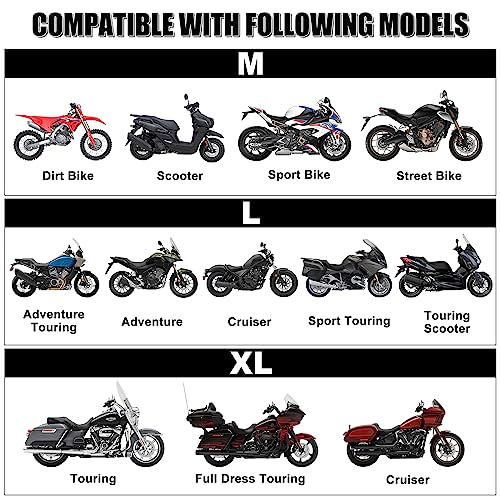 Snapklik.com : Waterproof Motorcycle Half Cover Replace For Extra Large ...