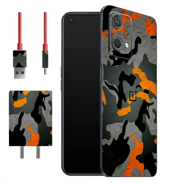 OnePlus Nord CE 2 Lite 5G Mobile Skin Wrap Sticker (Camouflage Black ...