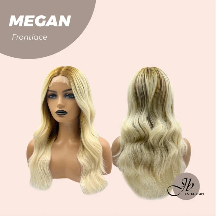 JBEXTENSION Lace Front Wig MEGAN Mix Blonde Curly Wigs for Women ...