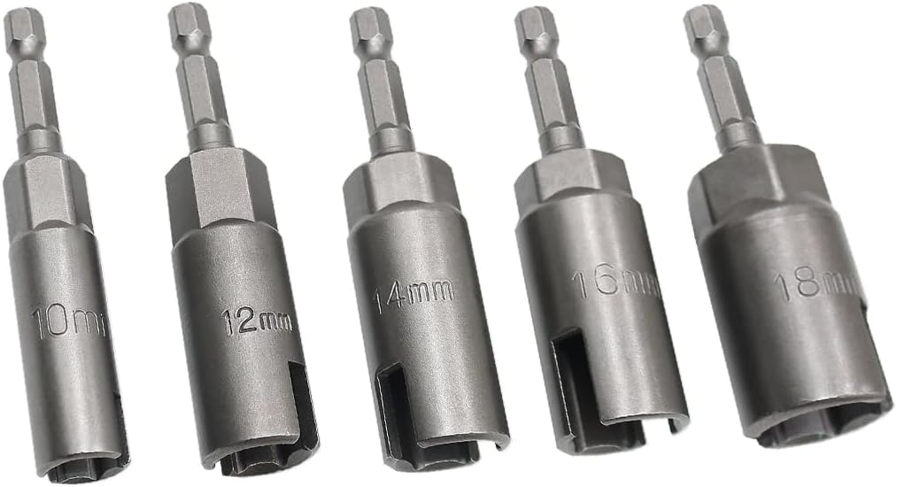 PANOVOS 3pcs Power Wing nut Driver Set,Slotted Wing Nuts Drill Bit ...