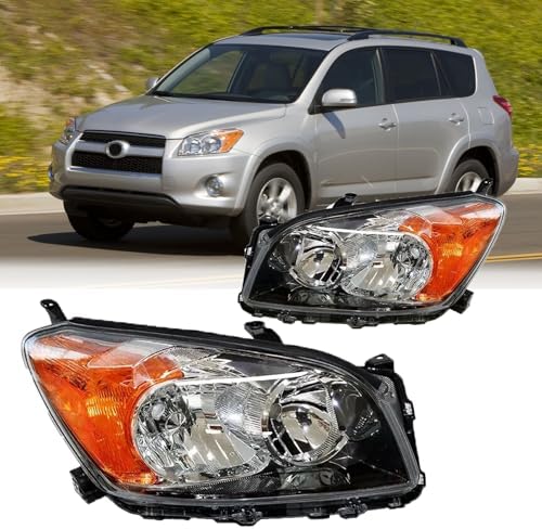Left+Right Side Front Headlights Headlamps Clear for 2009 2010 2011 ...