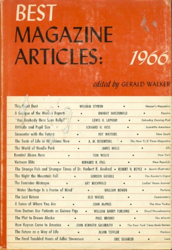 Best Magazine Articles: 1966: Books - Amazon.ca
