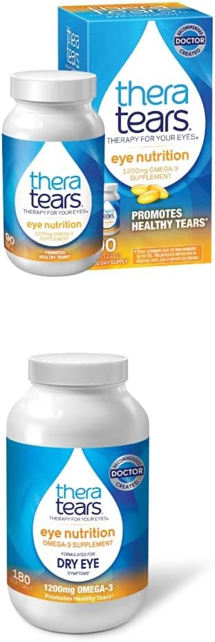 Amazon.com: TheraTears 1200mg Omega 3 Supplement for Eye Nutrition ...