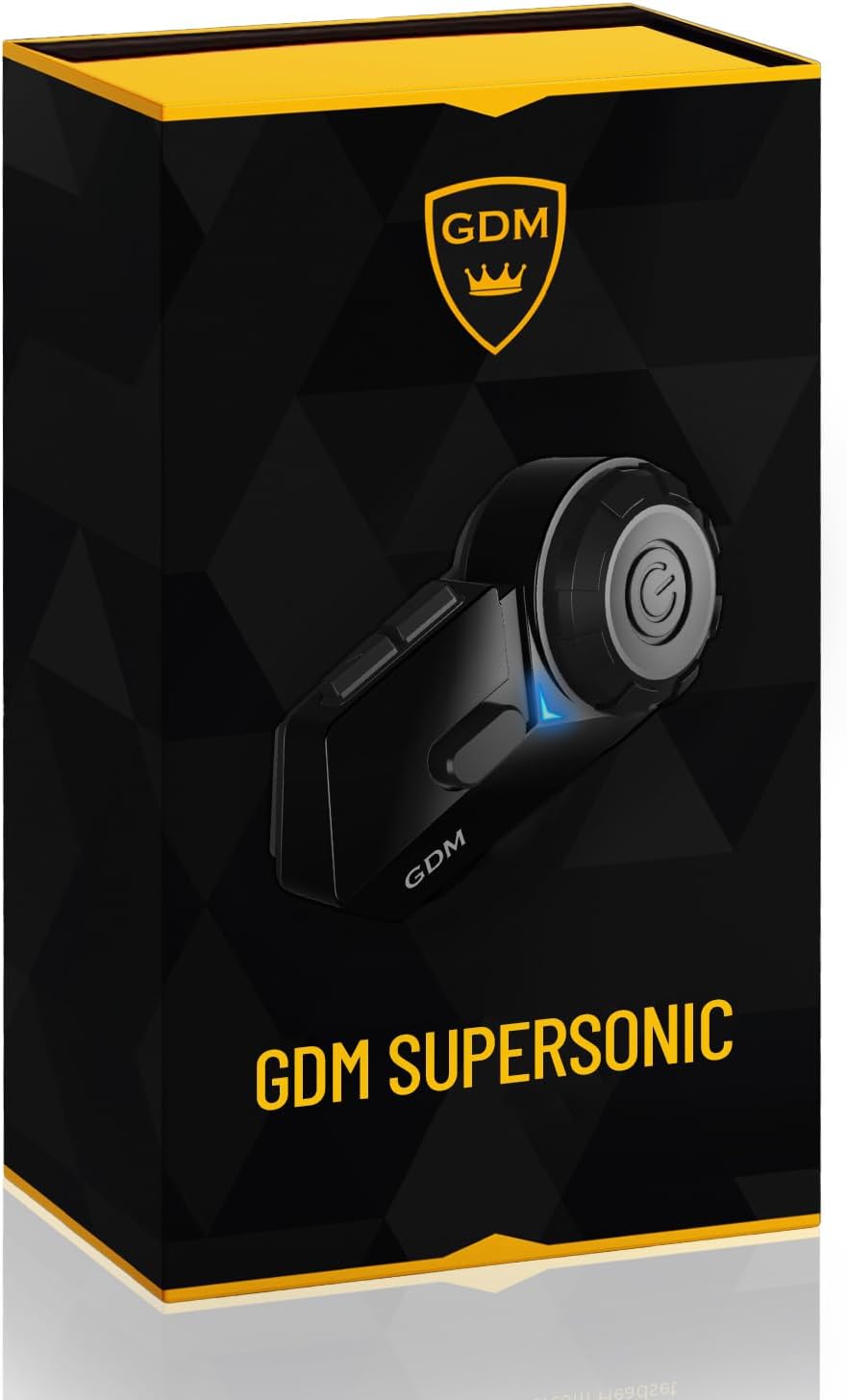 Amazon.com: GDM Supersonic Bluetooth Motorcycle Headset : Electronics