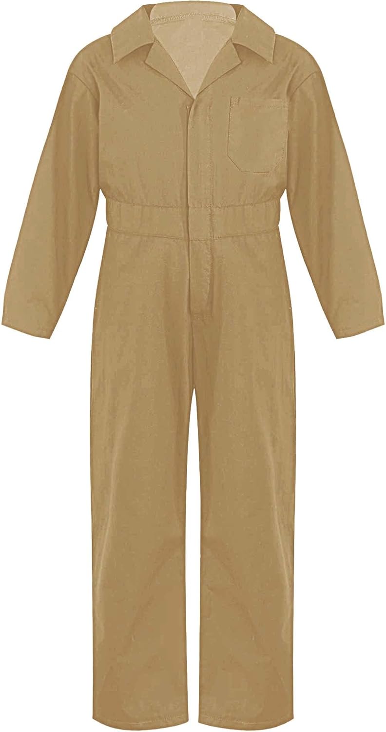 Amazon.com: JanJean Kids Boys Cottn Fashion Coveralls Long Sleeve ...