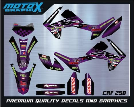 Honda CRF250L Decal Kit - Sticker Kit Graphics Set D4 : Amazon.co.uk ...