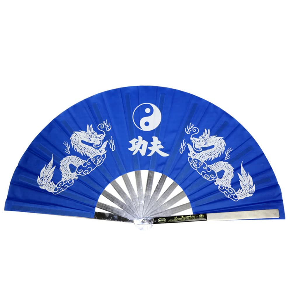 Amazon.com: Golandstar Stainless Steel Tai Chi Fan Decorative Folding ...