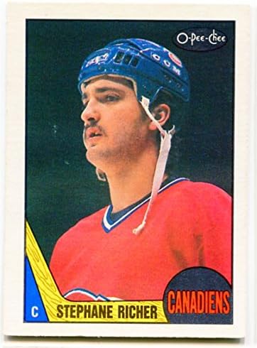 Amazon.com : OPC 1987/88 Stephane Richer Rookie Card #233 Montreal ...