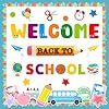 Amazon.com: MORENKISS Back to School Classroom Bulletin Board ...