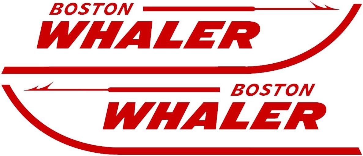 Amazon.com: Pair of Boston Whaler Compatible Replacement Decals Vinyl ...