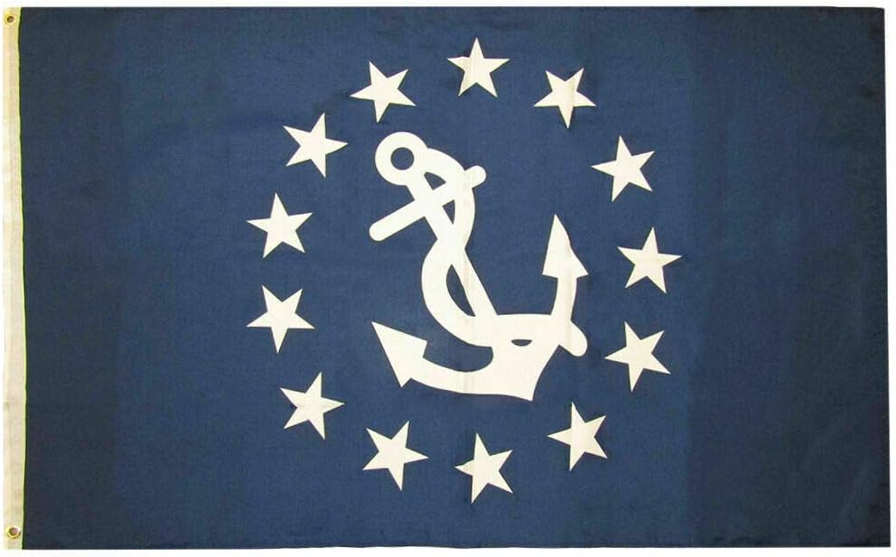 Amazon.com: US Yacht Club Commodore Navy 100D Woven Poly Nylon Flag 2x3 ...