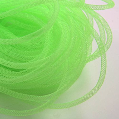 Amazon.com: Beads4Craft Green Crinoline Tube 5mm (1 Metre) CC688 ...