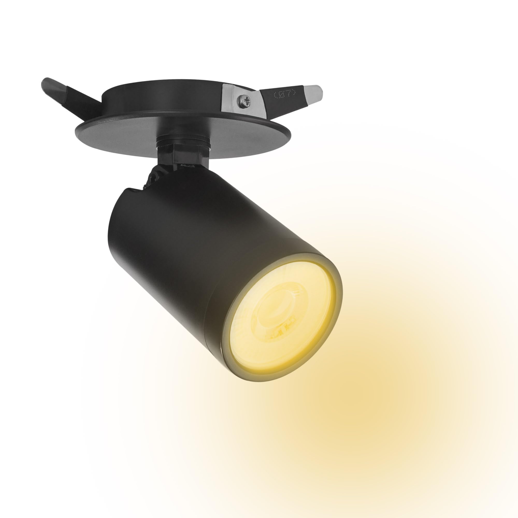 ILLUX Lampara de empotrar en techo, dirigible, uso interior, base GU10 ...