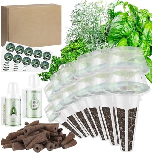 Amazon.com : 128Pcs Seed Pod Kit, Easy to Use Salad Greens Herb Grow ...