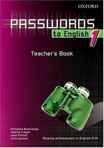 Passwords to English: Teacher's Book Level 1: Blackledge, Michaela ...