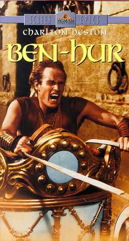 Amazon.com: Ben-Hur [VHS] : Charlton Heston, Jack Hawkins, Stephen Boyd ...
