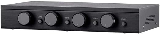 Amazon.com: Monoprice SSVC-4.1 Single Input 4-Channel Speaker Selector with Volume Control ...