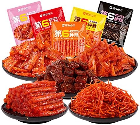 Amazon.com : 5 kinds of Spicy Strip Spicy Stick, Spicy Noodle Web ...