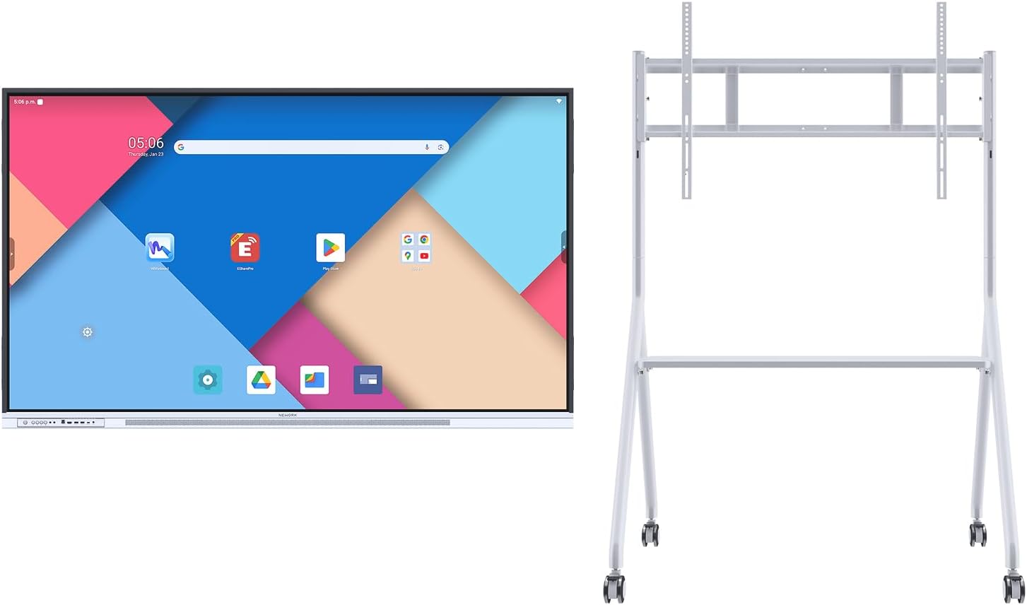 Amazon.com: NEWORK Smart Board with Mobile Cart, 75 Inch Digital ...