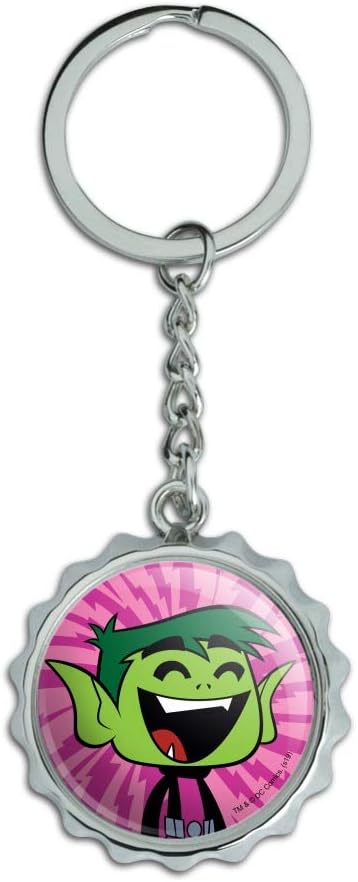 Amazon.com: Teen Titans Go! Beast Boy - Llavero con tapa de metal ...
