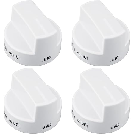 Amazon.com: WPW10339443 Gas Range Stove Oven Knob White Replacement ...