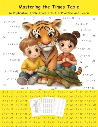 Mastering the Times Table: Multiplication Table from 1 to 10: Practice ...