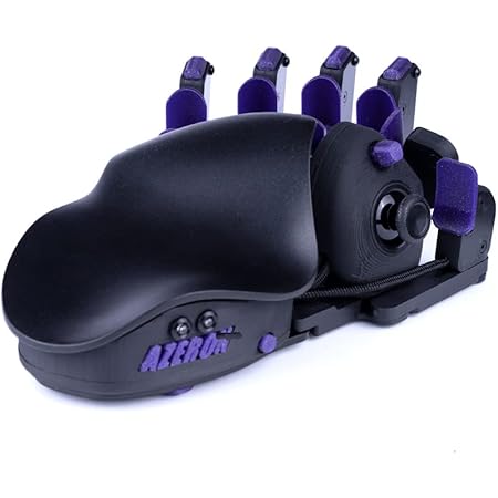 Amazon | Azeron Classic – PC用プログラマブルゲーミングキーボード – 3Dプリンタ製カスタムキーパッド アナログスティック+26キー 左手用 (ブルー ...