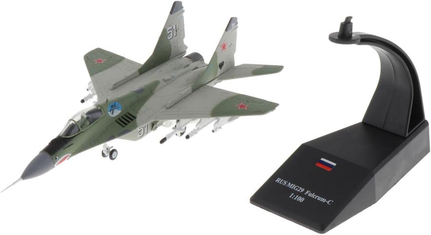 CALANDIS® 1/100 Mig-29 Russian Fighter Diecast Aircraft Model : Amazon.in: Toys & Games