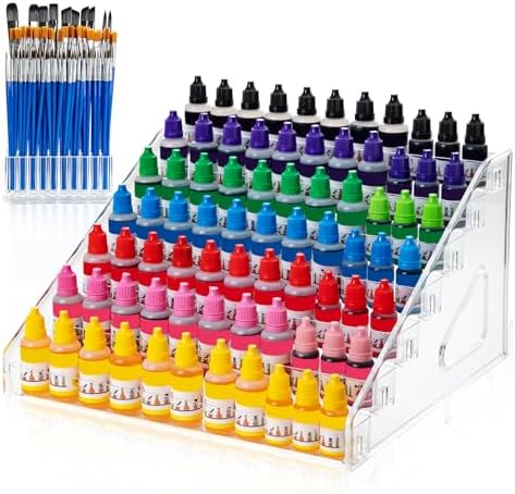 Amazon.com: 6 Layers Acrylic Paint Organizer Paint Holder Perfect for ...