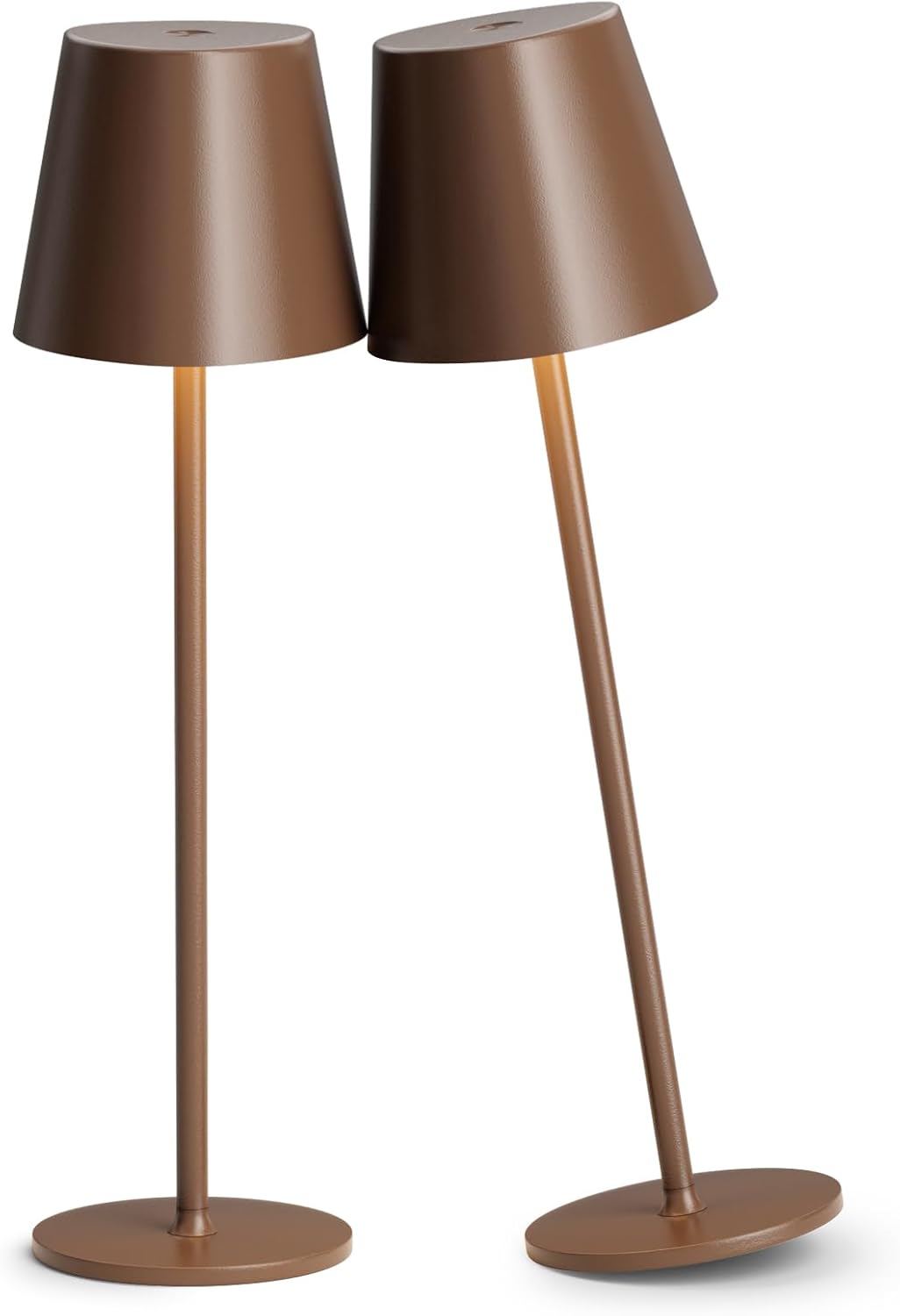Cordless Table Lamps Set of 2, Portable LED Desk Lamp, Battery Operated ...