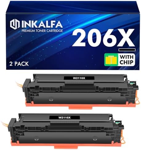 HP 206A (W2110A) Black Original Toner Cartridge : Amazon.ca: Office ...