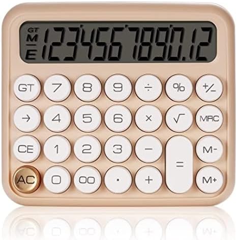 GUDTEKE Mechanical Switch Calculator, Desktop Calculator 12 Digit Large ...