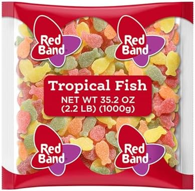 Amazon.com : Red Band Tropical Fish Gummy Candies - Soft Candy Fish ...