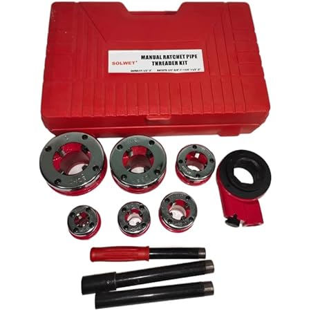 METRO RATCHET PIPE THREADER DIE SET 1 1/4, 1 1/2, 2" 32MM / 38MM / 50MM ...