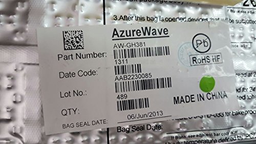 LOT OF 489 PCS. AZUREWAVE AW-GH381 IEEE 802.11 b/g Wireless LAN ...