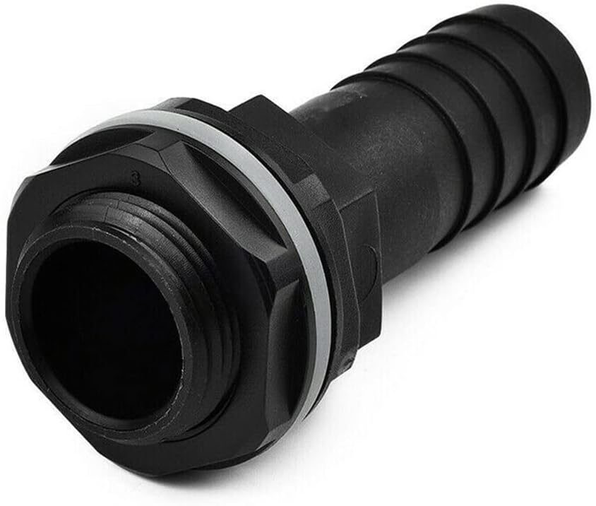 Lioaeust Water Tank Outlet Connector, Water Butt/Tank 1in Overflow ...