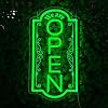Vertical open sign Vertical Open Led Sign Neon Sign business window ...