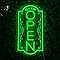 Amazon.com : Vertical open sign Vertical Open Led Sign Neon Sign business window light vertical ...