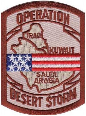 Amazon.com: Desert Storm Map US Flag Patch, Military Patches : Clothing ...