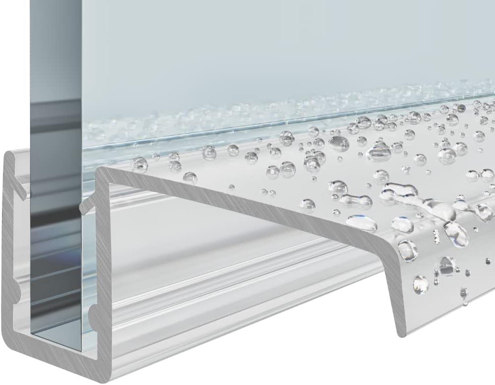 Shower Door Deflector Seal | 4-6mm to 8mm Glass Versions | Pivot Door ...
