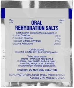 Amazon.com: Oral Rehydration Salts, Pack of 125 : Beauty & Personal Care