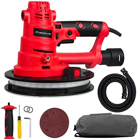 Buildskill Pro BH01 Dry Wall Sander Machine, With Vacuum & LED Light ...