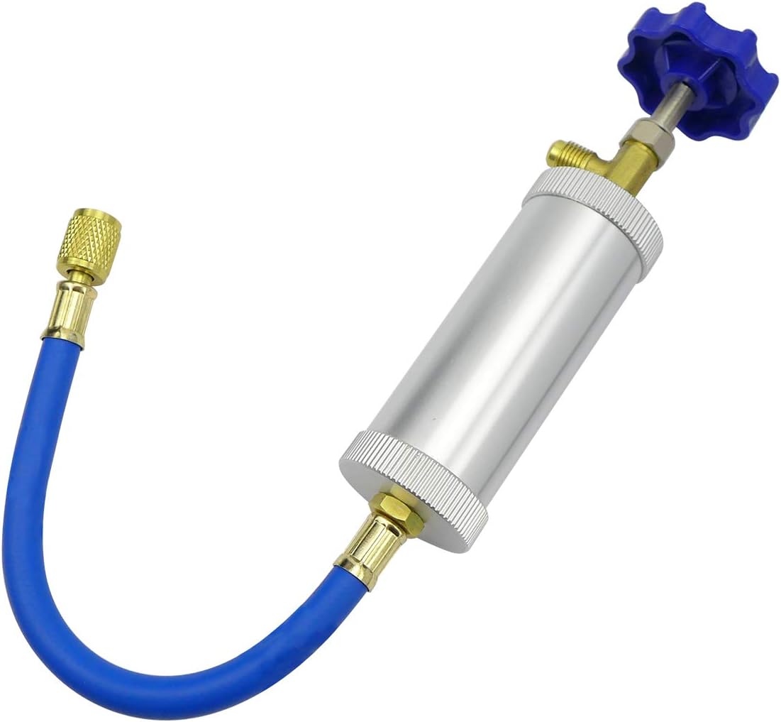 Amazon.com: Aupoko R134A Compressor Oil Dye Injector, 1/4" SAE Male and ...