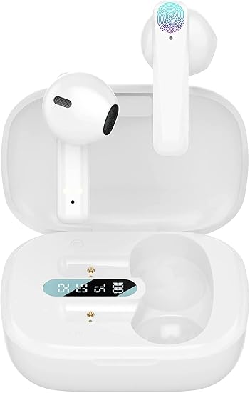 Amazon.com: Wireless Earbuds,Air Buds Pod Bluetooth 5.3 Headphones ...