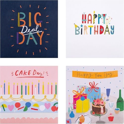 Hallmark Birthday Cards - Multipack of 20 in 20 Floral Designs : Amazon ...
