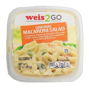 Amazon.com: Weis 2 Go, Deli Salad Macaroni, 15 Ounce : Grocery ...
